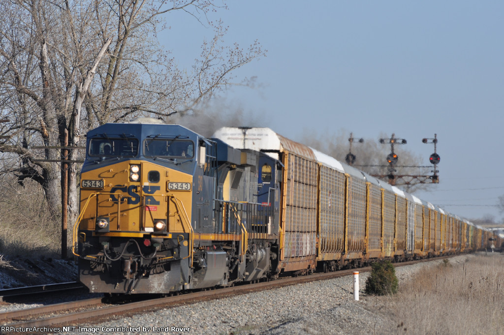 CSXT 5343 On CSX Q 226 Northbound